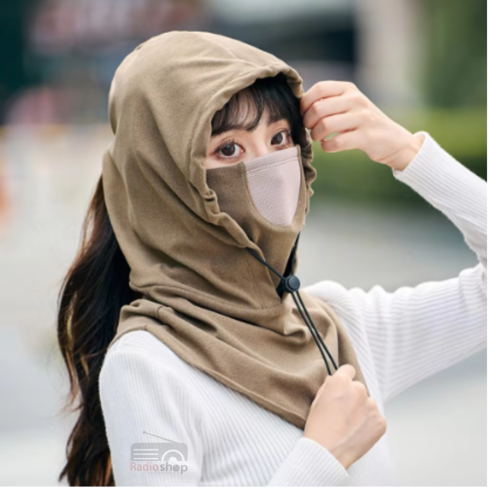 Filter Screen Head Cap Windproof Hooded Mask Cap Winter Warm Cap ...