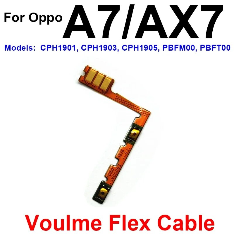 Oppo OPPO A7 A12 A15 A15S A16 A16S AX7 A1K Power on off Switch Button ...