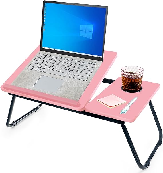 DOUBLE PART FOLDABLE LAPTO TABLE FOLDABLE TAB AND LAPTOP DESK BREAKFAST ...