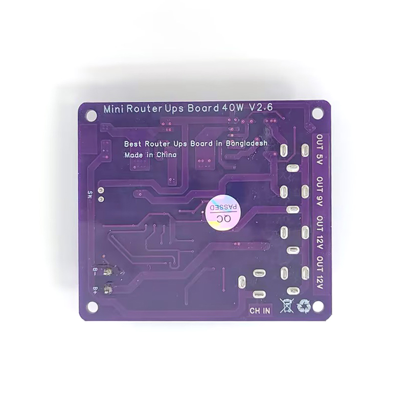 UPS Circuit Borad 12v Router Onu Mini Router 40W V2.6 12v Solar Battery ...