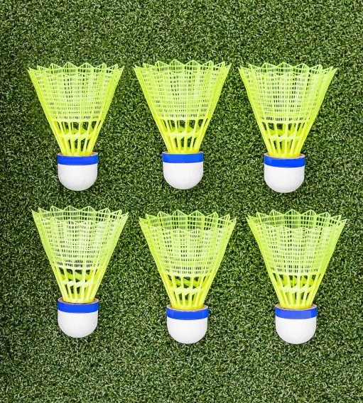 Smash 500 Plastic Badminton Shuttlecocks Cork 6Ps Cock | Daraz.com.bd