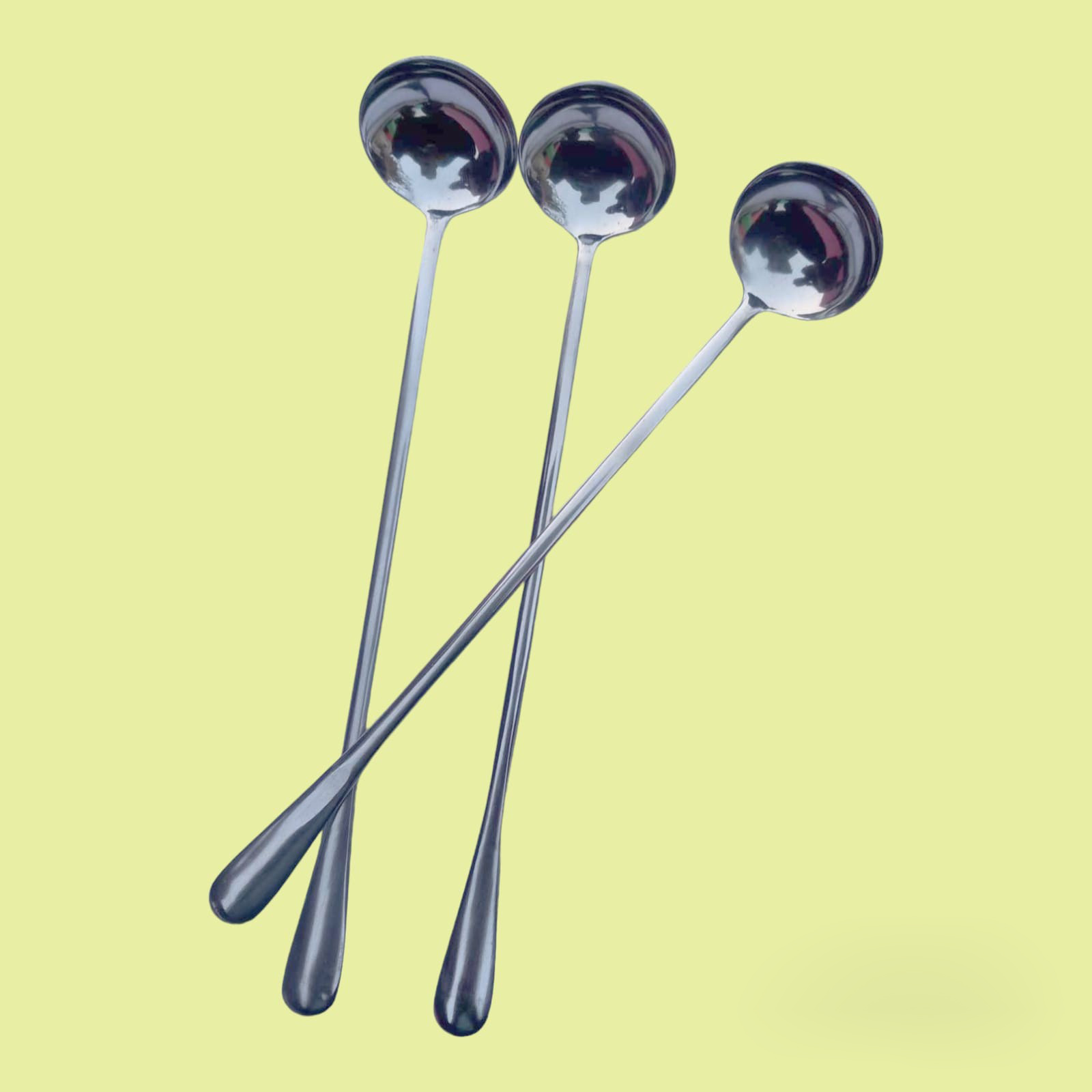 Achar Spoon/Long Handle Steel Spoon/Pickle Spoon-1/3 Pieces-23cm/9 Inch ...