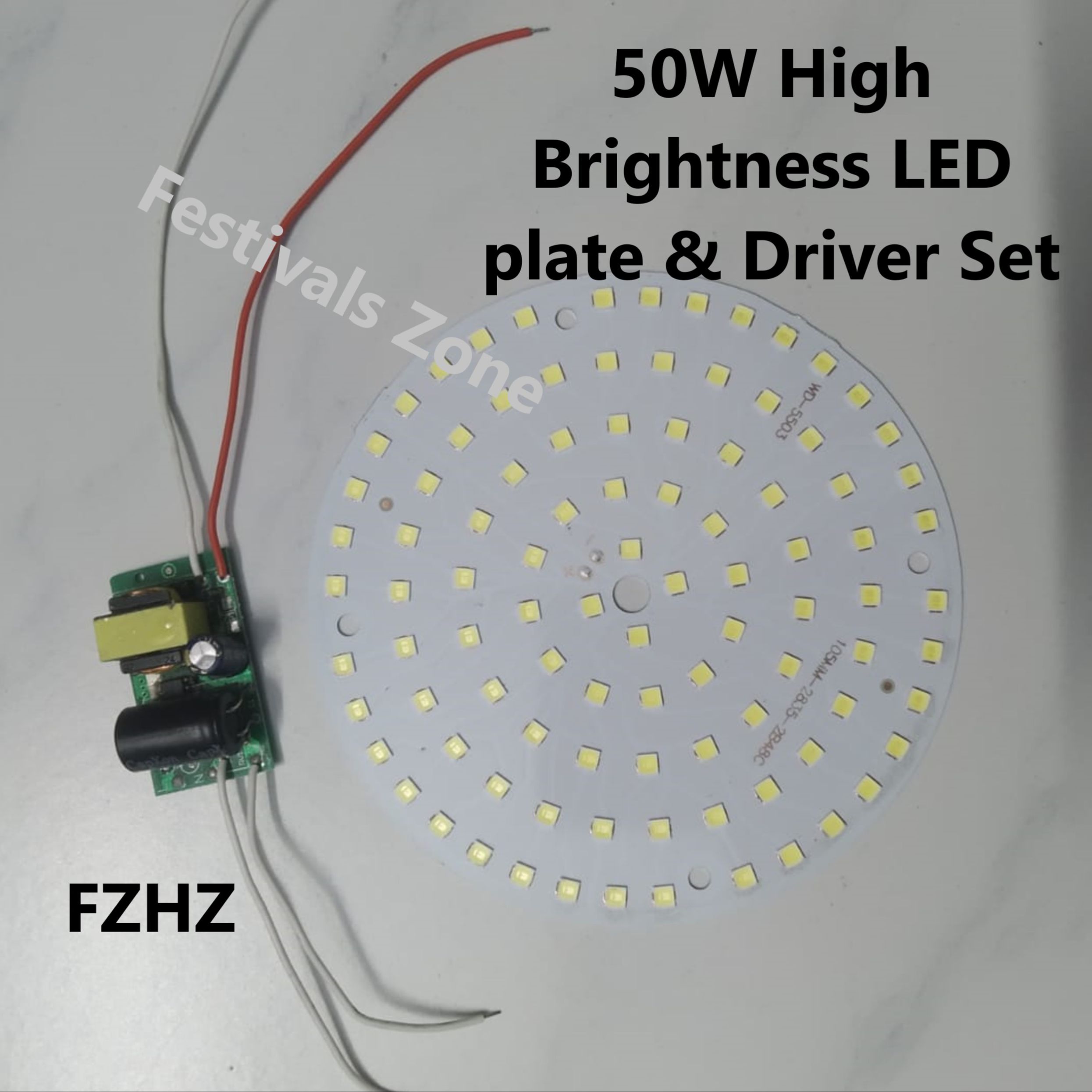 50W led plate 1pcs & 50w driver circuit 1pcs AC220V White LED plate ...