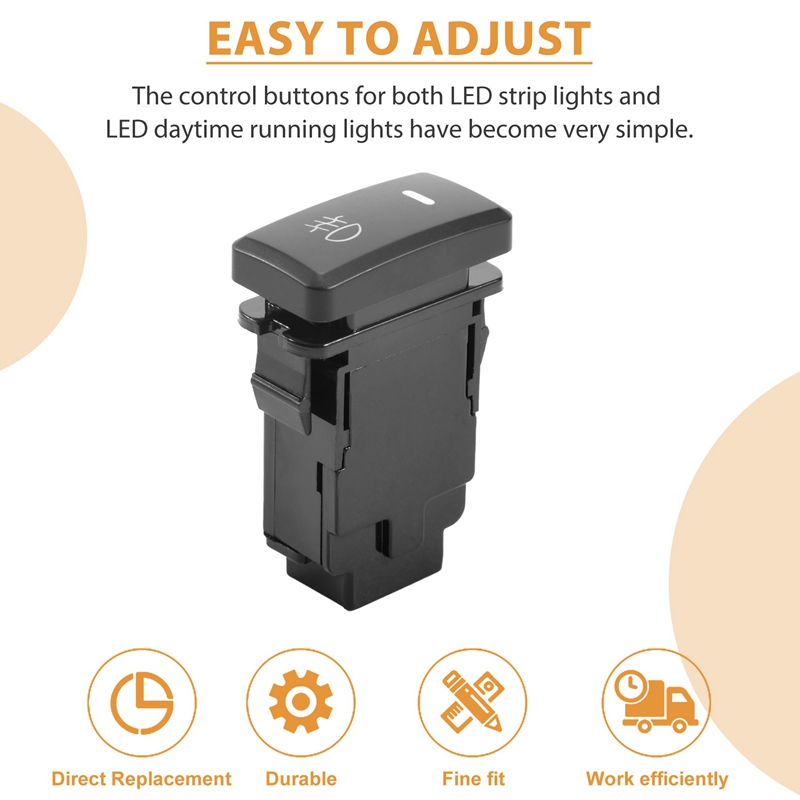 Auto Retrofit Switch Waterproof Toggle Switch Fog Lamp Switch With 4 ...