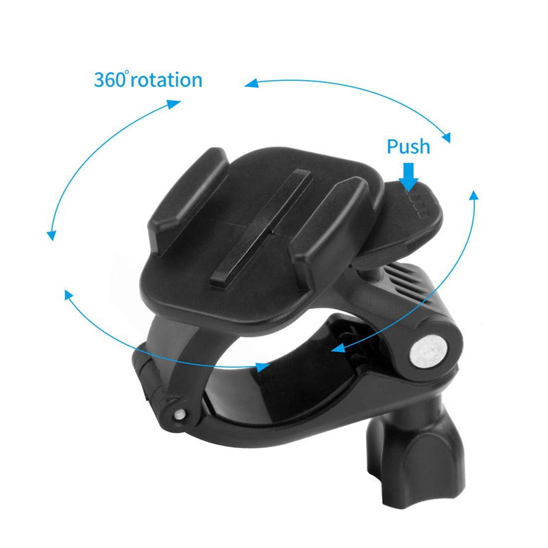 XHHDQES 2X Bike Motorcycle Handlebar Mount Bracket Adapter 360 Degree ...