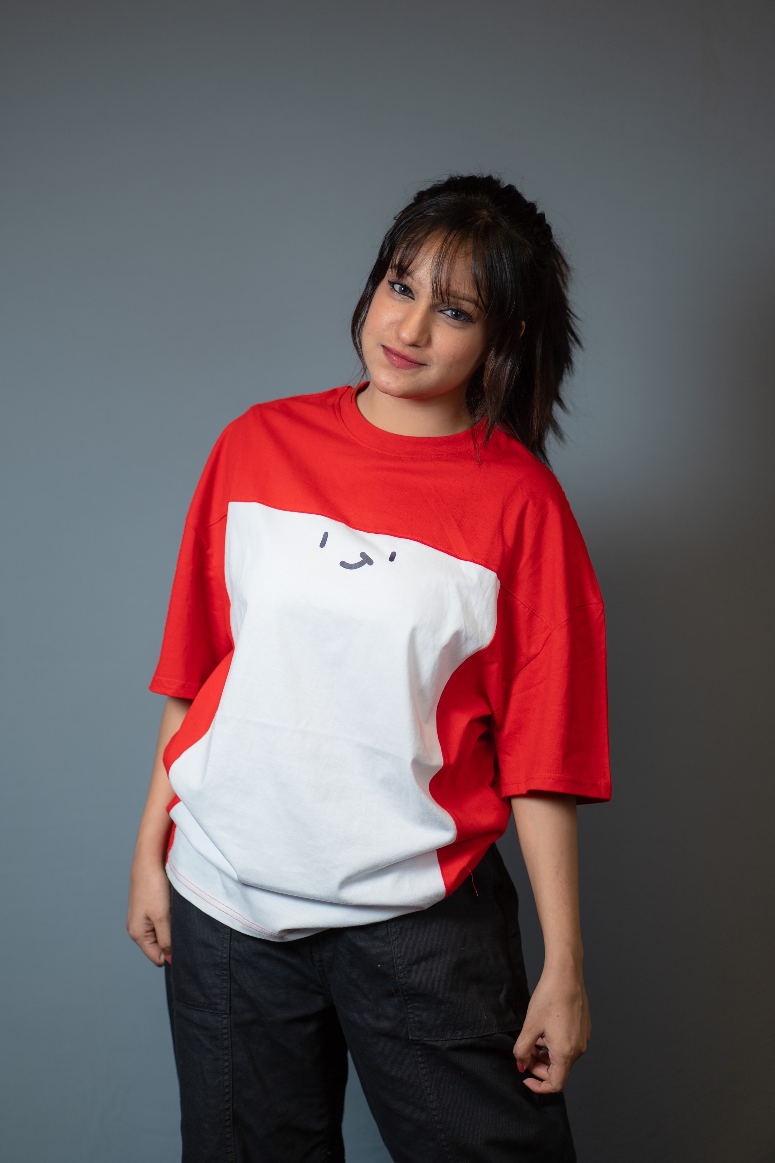 Antik Mahmud Classic Tshirt Red and White | Daraz.com.bd