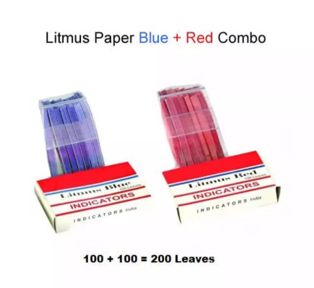 Litmus Paper Red+Blue for School-College and laboratory | Daraz.com.bd