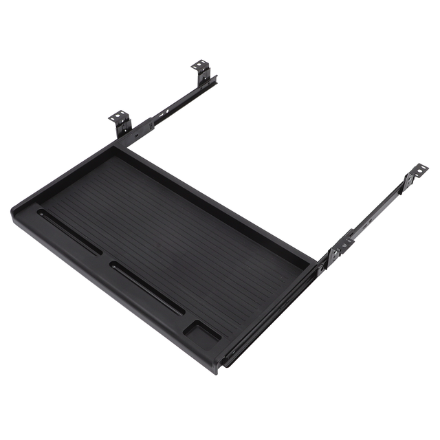 Keyboard Tray Drawer Stand Desk Slide Out Computer Keyboards Bracket ...