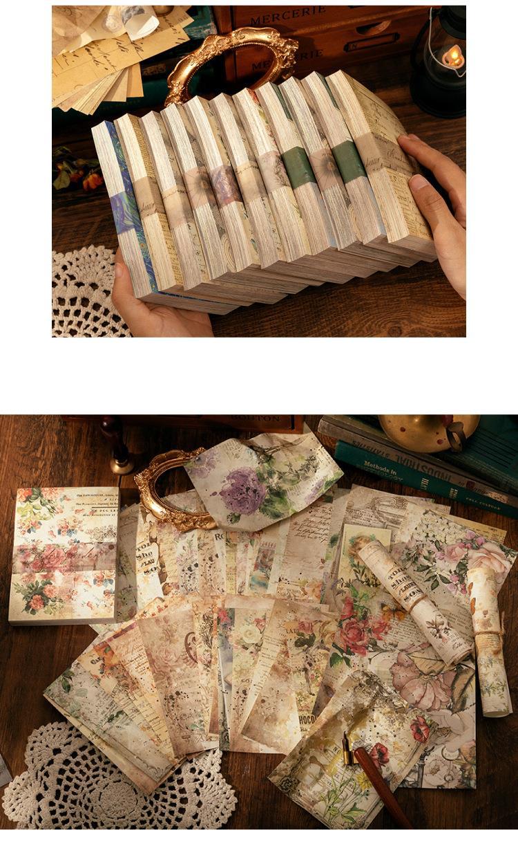 journal momo material paper Human morning and evening series Retro ...