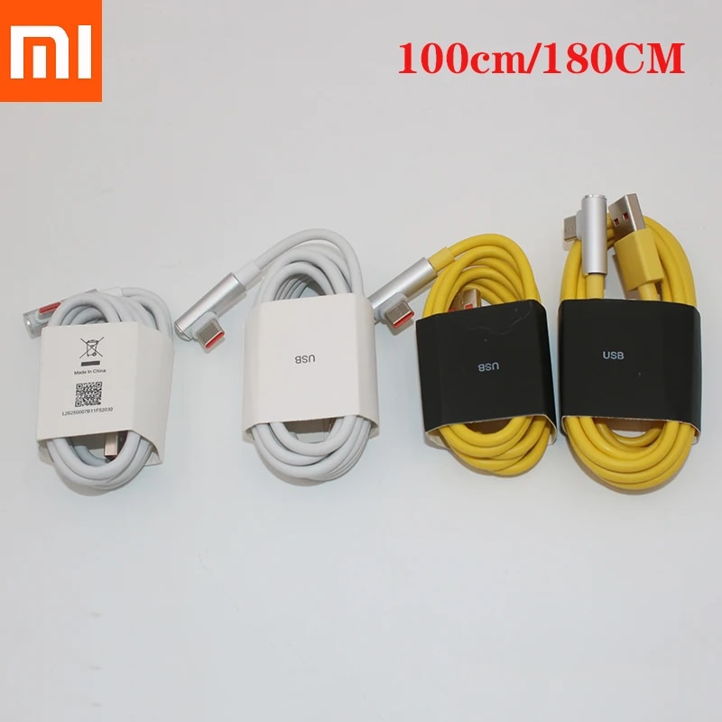 Original Xiaomi 120W 67W 6A USB Type C Fast Turbo Charger Cable For Mi ...