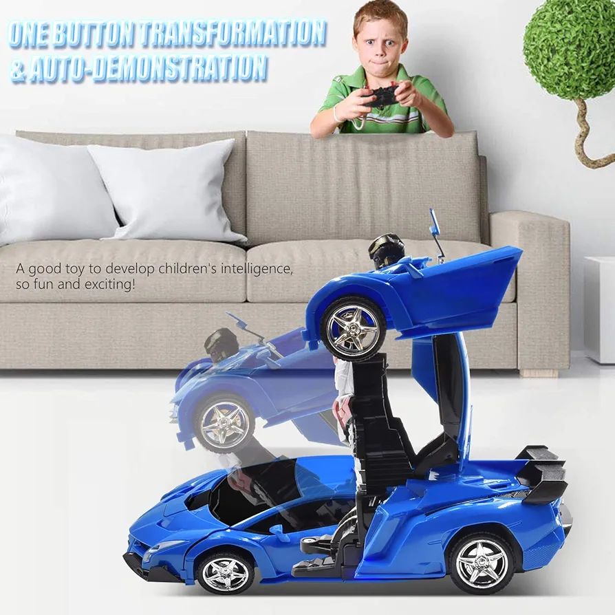 Transforming RC Cars for Kids & Boys Toys - One Button Transformation ...