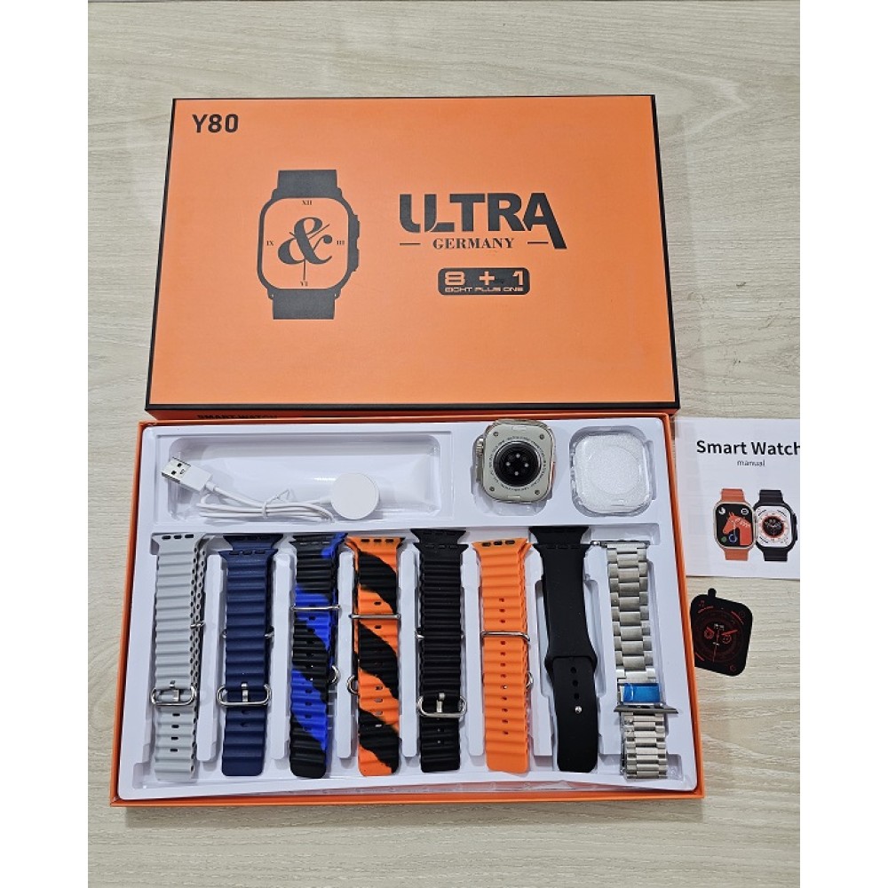 Y80 Ultra Smart Watch 8 Strip Bluetooth Call Watch Cover | Daraz.com.bd