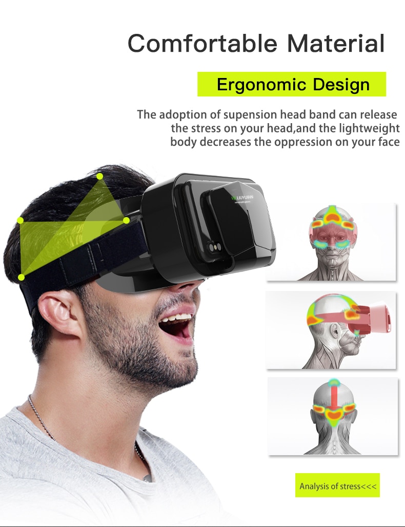 VR Shinecon G10 Standard Edition Gaming Glasses Virtual Reality VR ...