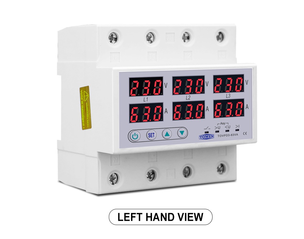 3 Phase Voltage Protector, 63A Tomzn | Daraz.com.bd