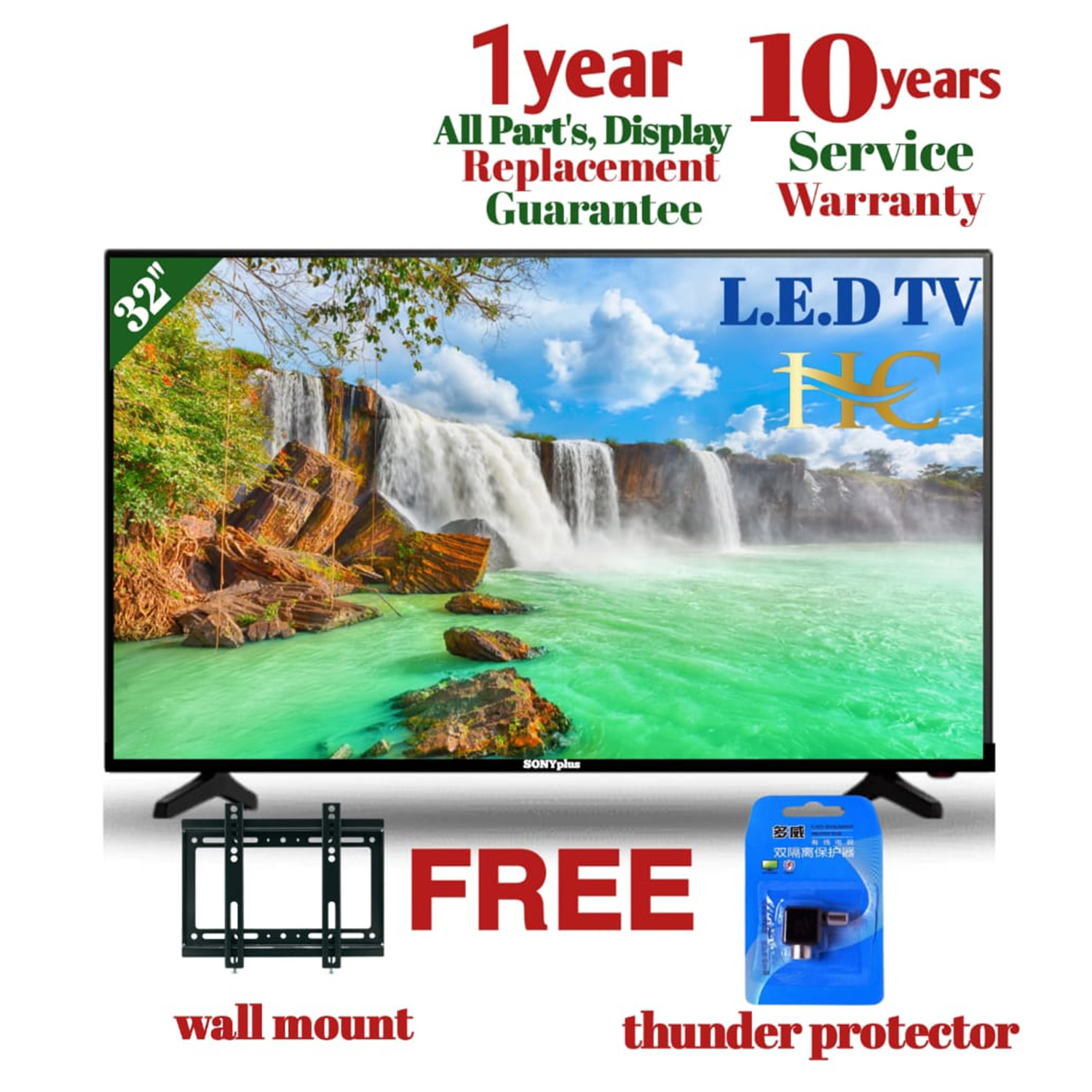 SP 32 Inch Ultra Slim LED TV FHD - Experience Stunning Visuals Ultra ...