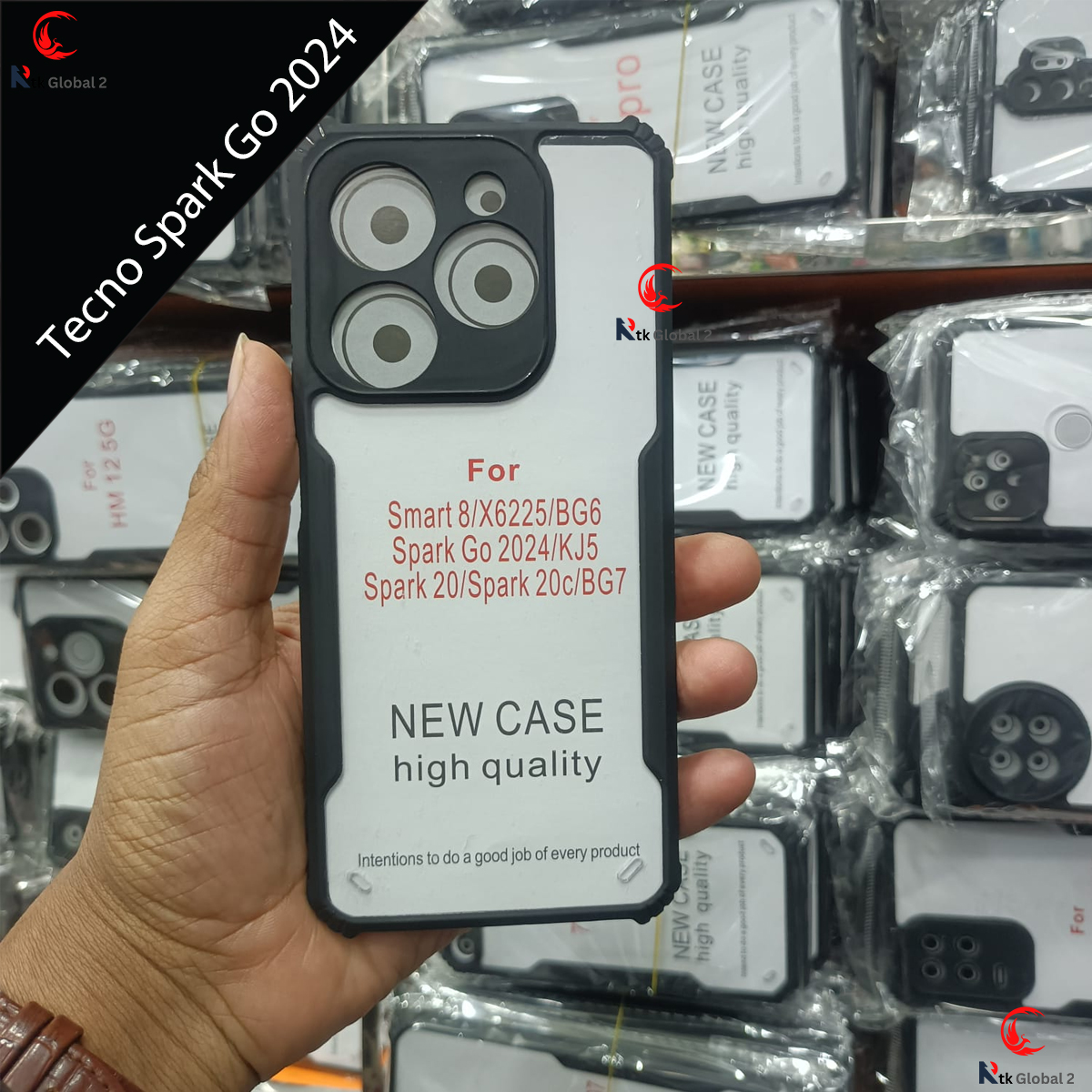 For Infinix Smart 8 / Tecno Spark Go 2024 / Spark 20 / Spark 20c Back ...