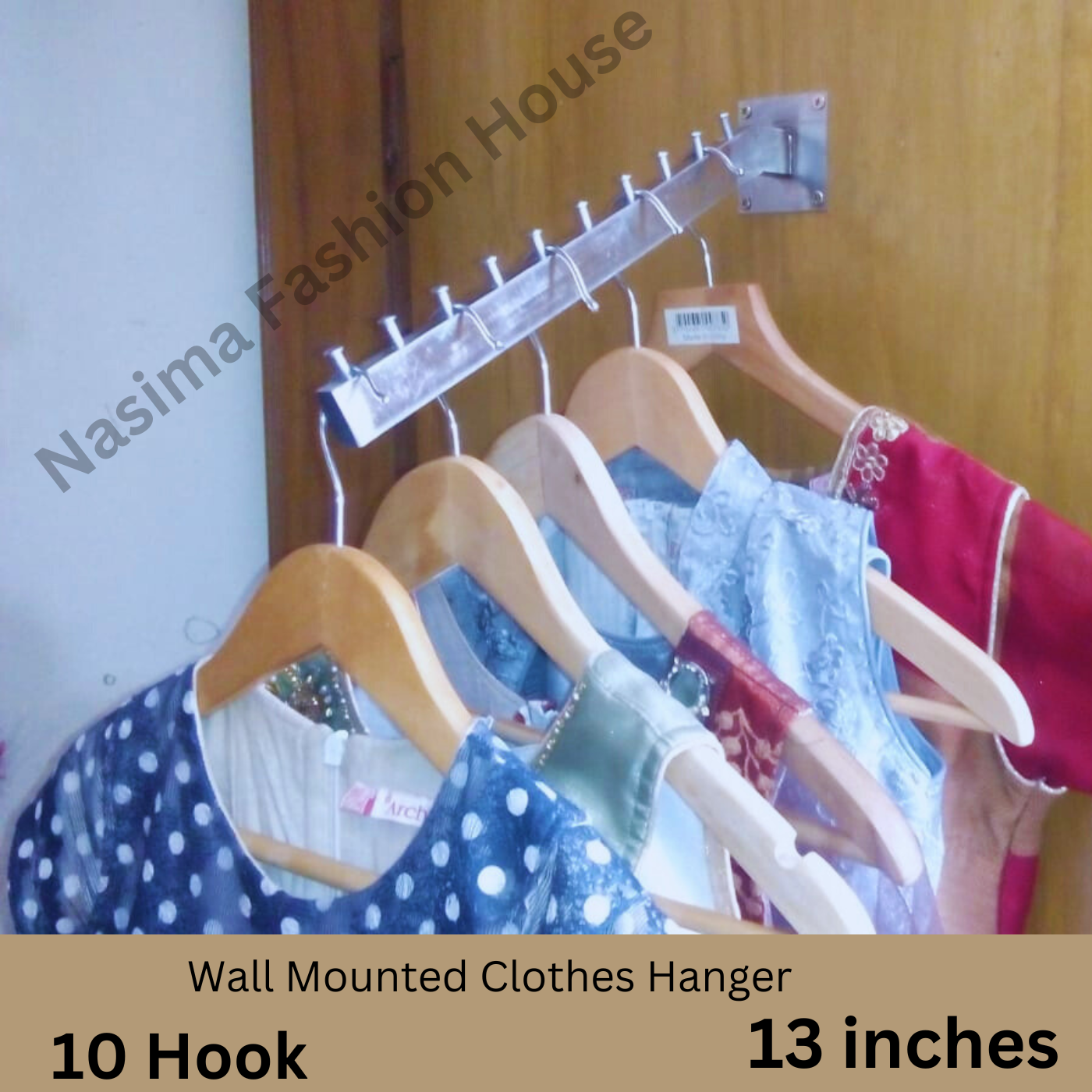Hangers Wall Mounted of Hanging Clothes Hanger 1.pcs silver cloth ...
