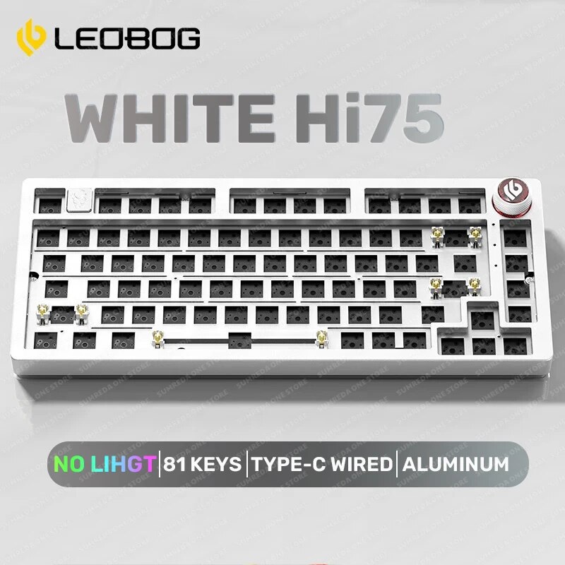 LEOBOG Hi75 Mechanical Keyboard Aluminum Kits Multifunctional Knob Hot ...