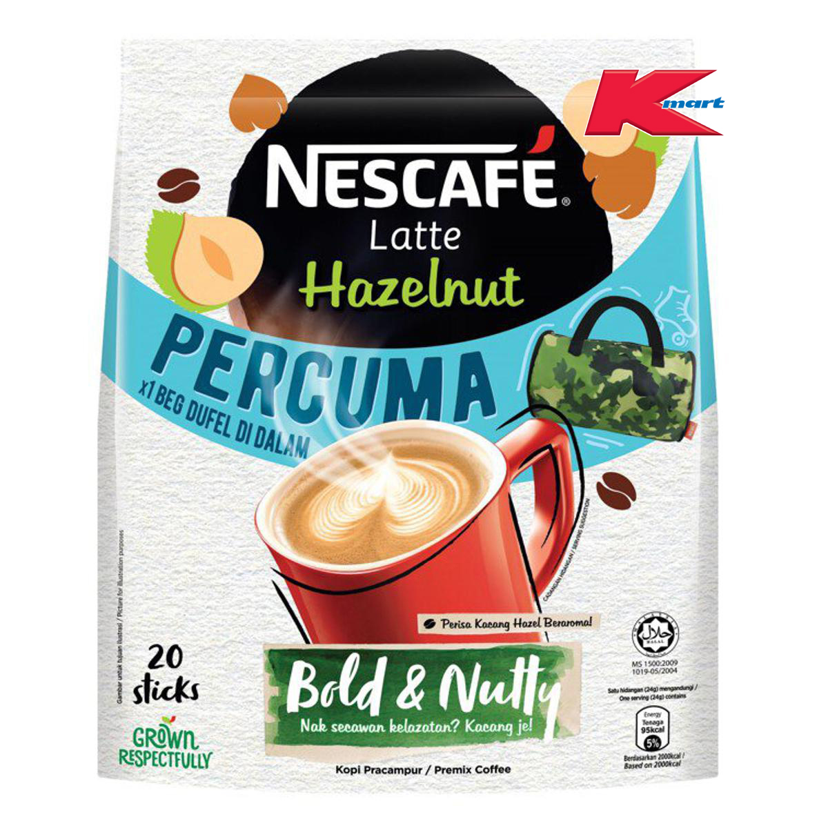 Nescaf Latte Hazelnut Coffee 23 Sticks X 24G - Coffee | Daraz.com.bd