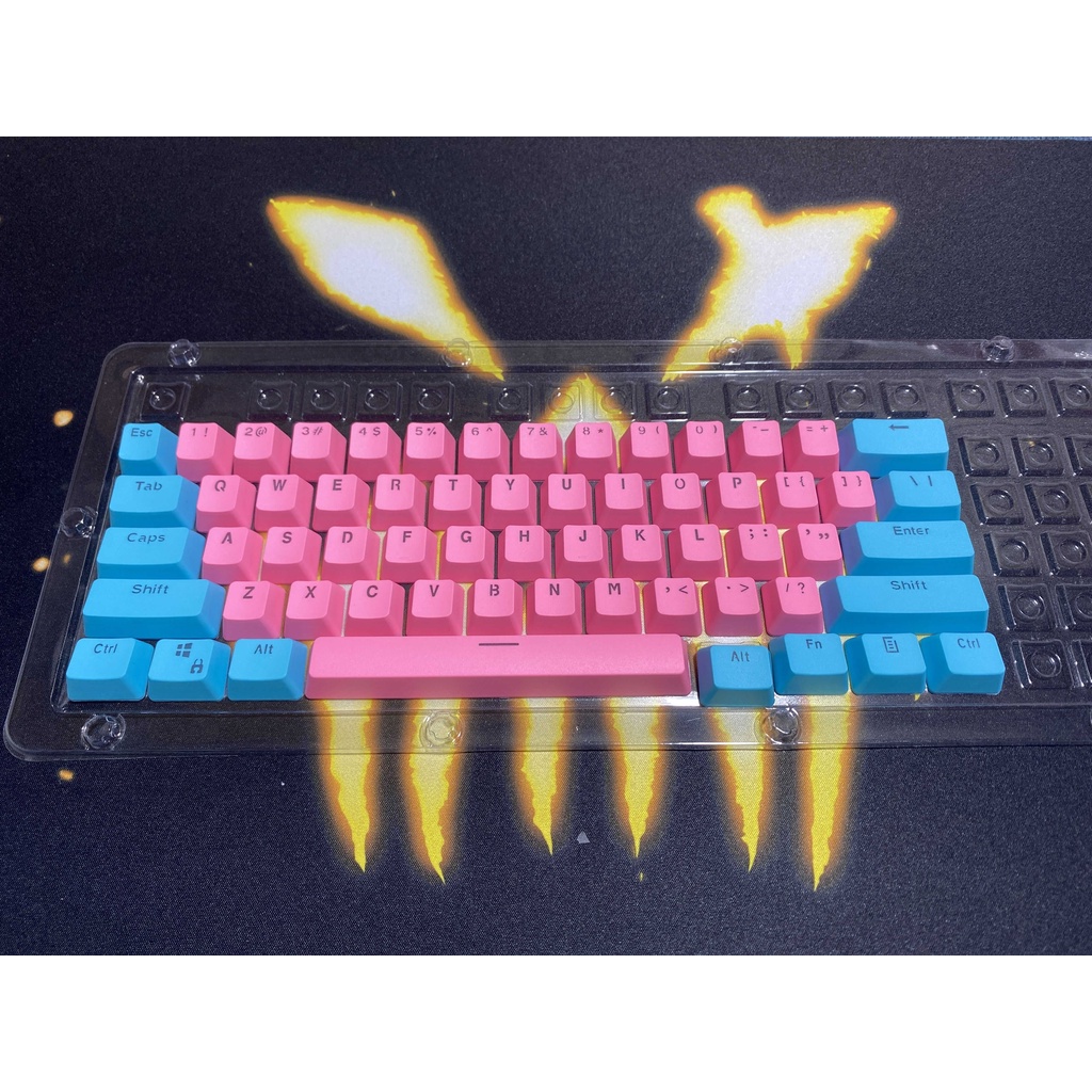 RK 61 Keycaps PBT Material OEM Highly Keycaps, Backlit Two-Color ...