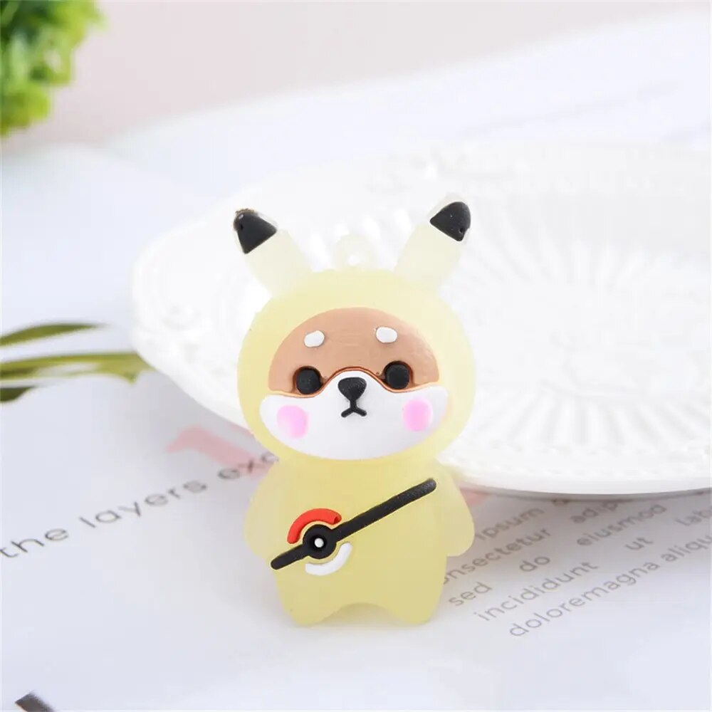 Creative Cute Sika Deer Flashlight Keychain Women Animal Elk Key Chain ...