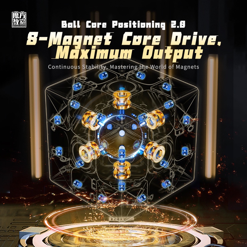 【Must-Have Accessories】 MoYu RS3M V5 Magnetic Cube Professional ...