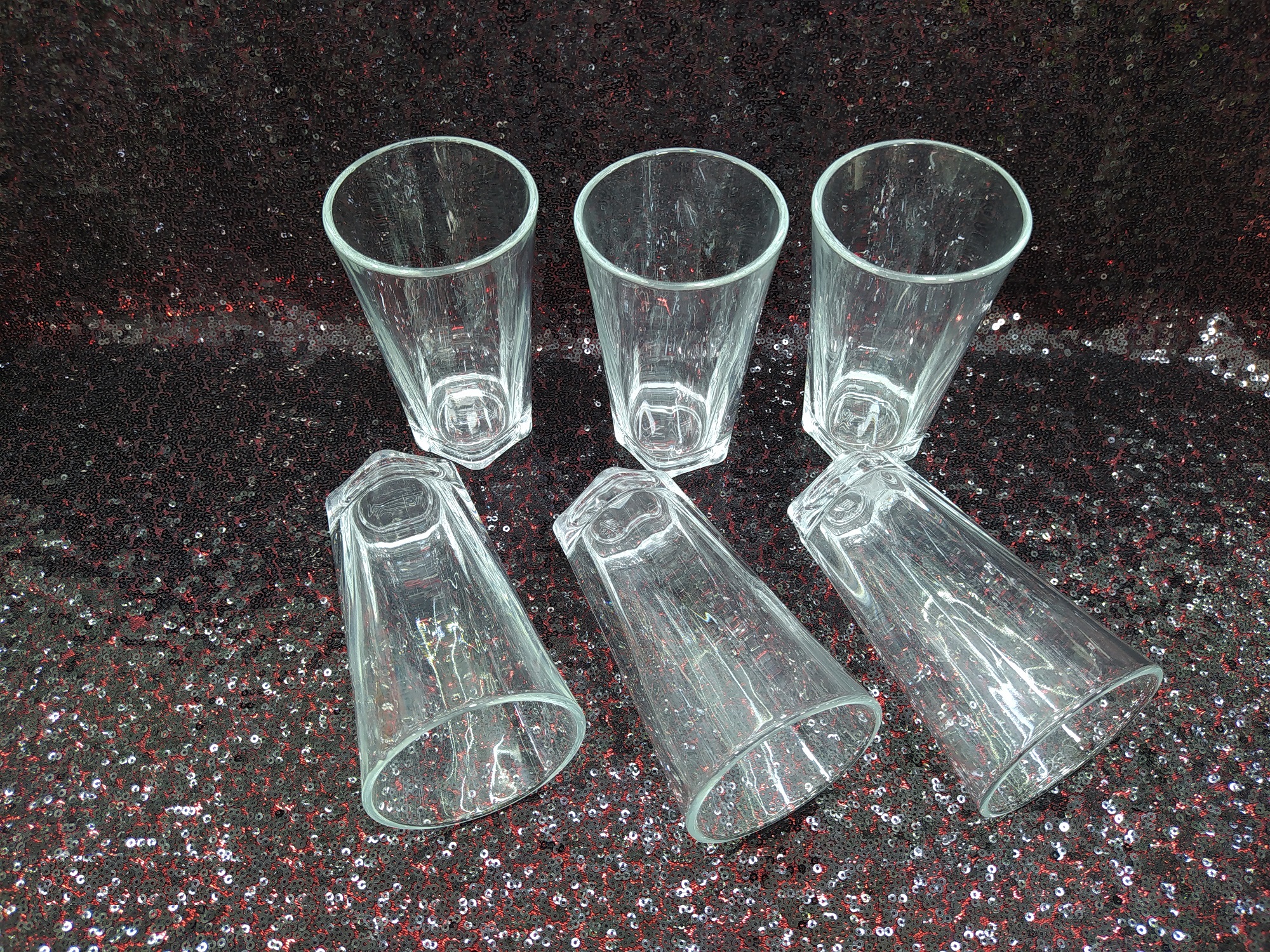 Beautiful design 5 Angel drinking water glass 6 pcs - QN62T | Daraz.com.bd