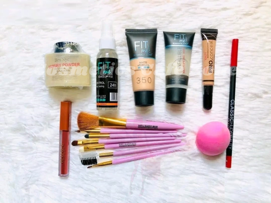 Makeup Combo 9 In 1 Full Makeup Coverage - Makeup Combo Set - Makeup ...