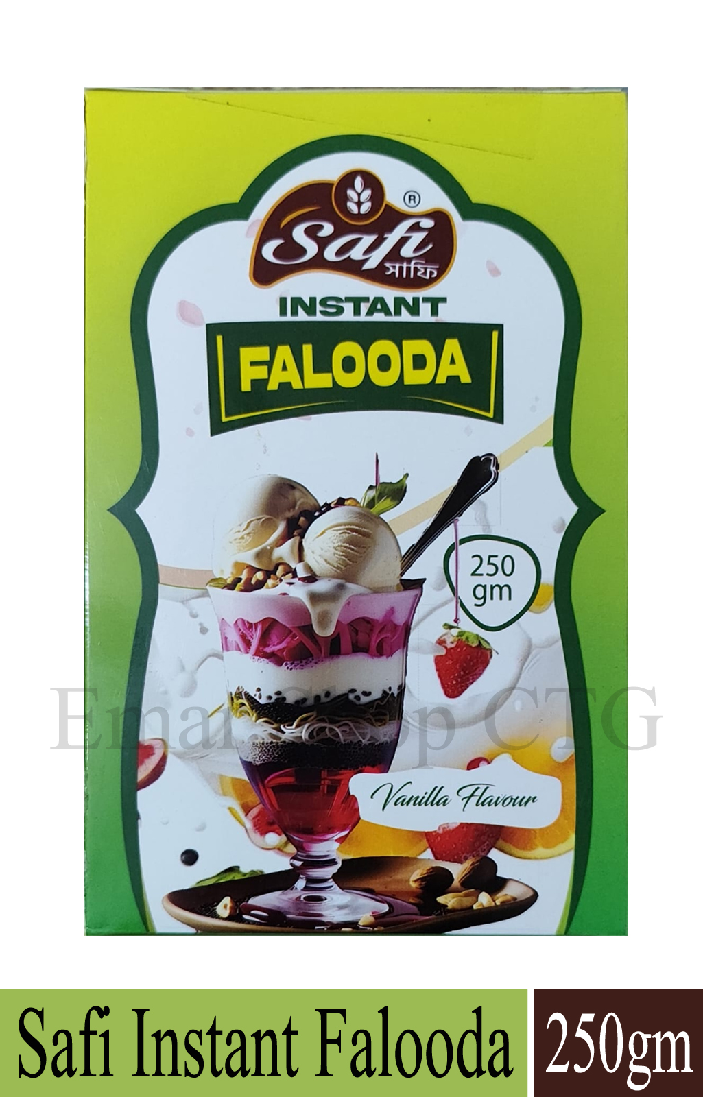 Safi Instant Falooda – Vanilla Flavor – Traditional Dessert Drink Mix ...