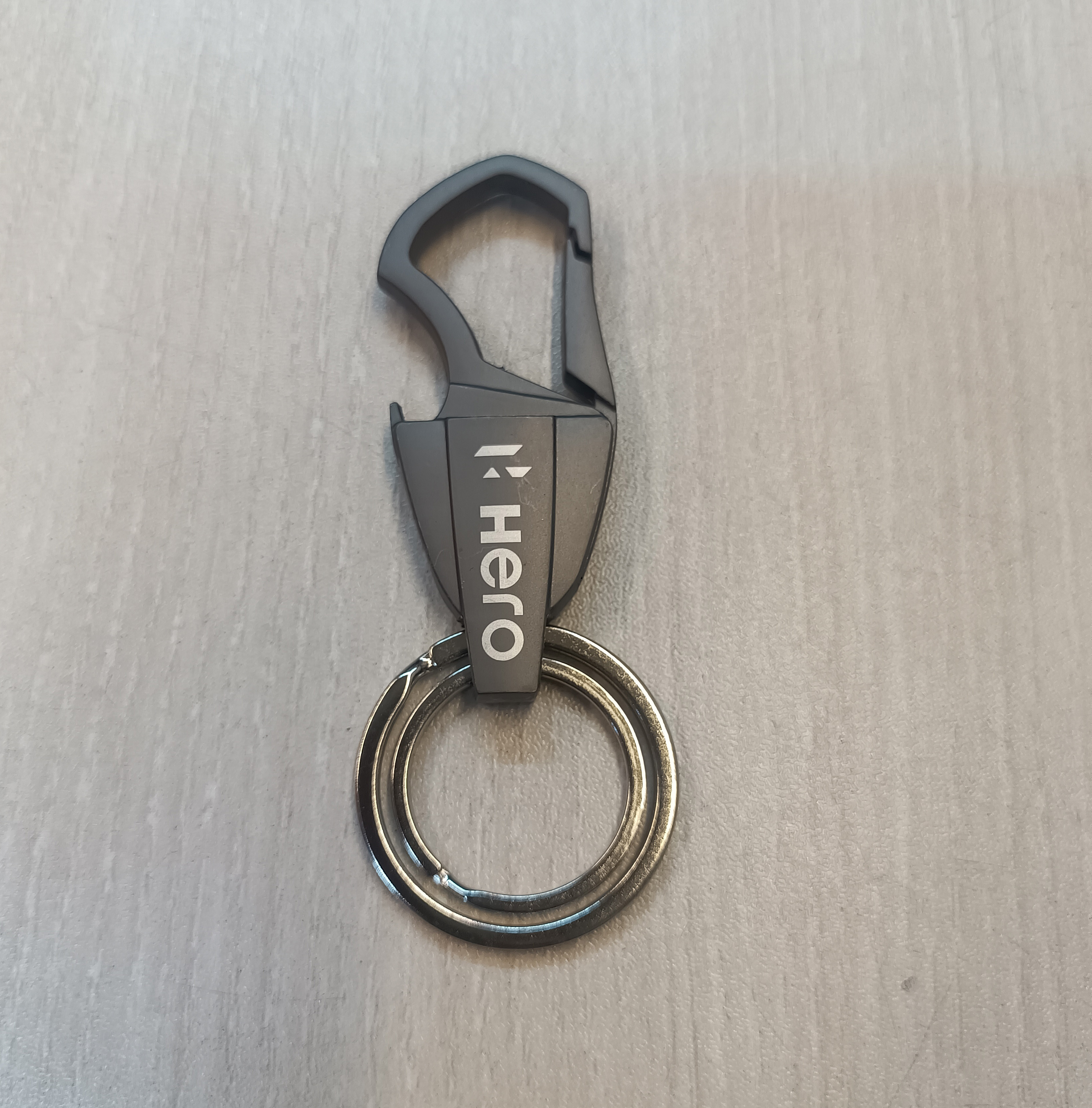 Metal Key Ring For Bike Car & Multipurpose Use 2 in 1 Heavy Duty Dual ...