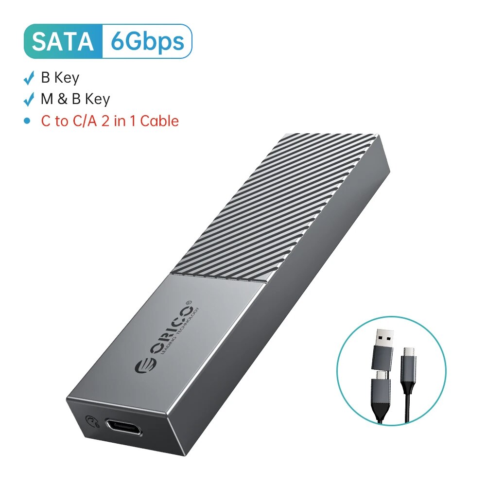 ORICO USB4 NVMe SSD Enclosure 40Gbps PCIe3.0x4 Aluminum M.2 SSD Case ...