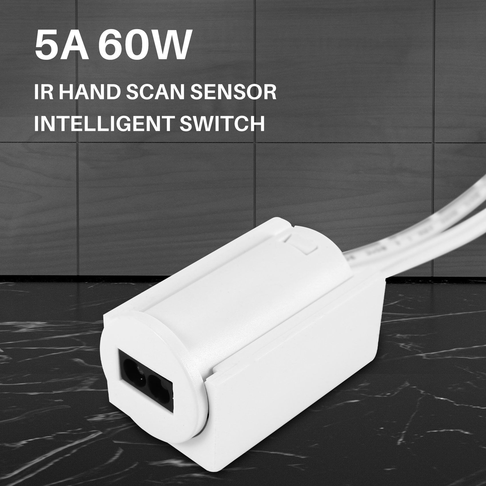 5A 60W Ir Hand Sweep Sensor Smart Switch Dc 12V/24V InterrUpteUr ...