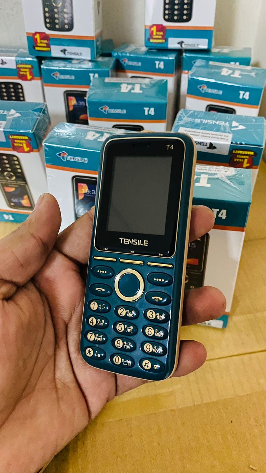 T4 Green Color Feature Mobile Phone | Daraz.com.bd
