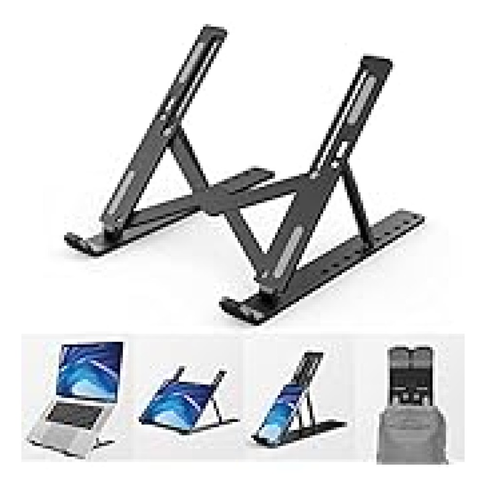 Laptop Stand Multi-Angle Adjustable For Laptop Up to 13" And Tablet PC ...