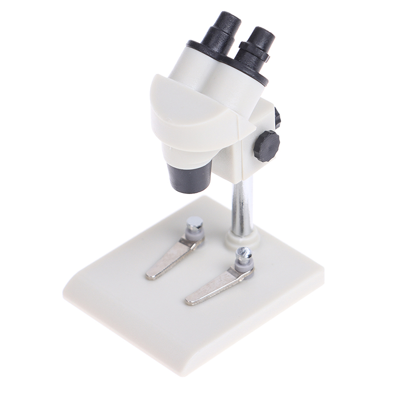 1:12 Dollhouse Miniature Microscope Equipment Model Laboratory Scene ...