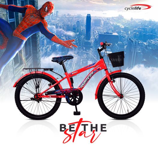 20'' baby cycle speed cycle , spider man cycle | Daraz.com.bd