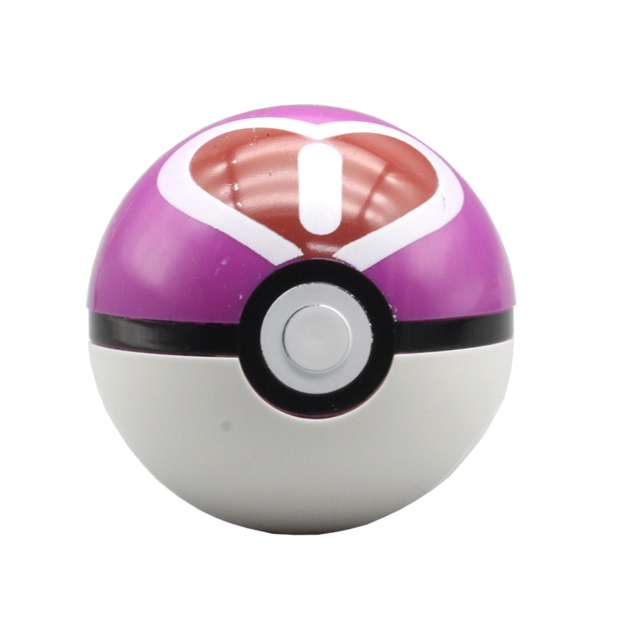 7CM Pokemon Pokeball Action Figures Pikachu Elf Ball Anime Master Love ...