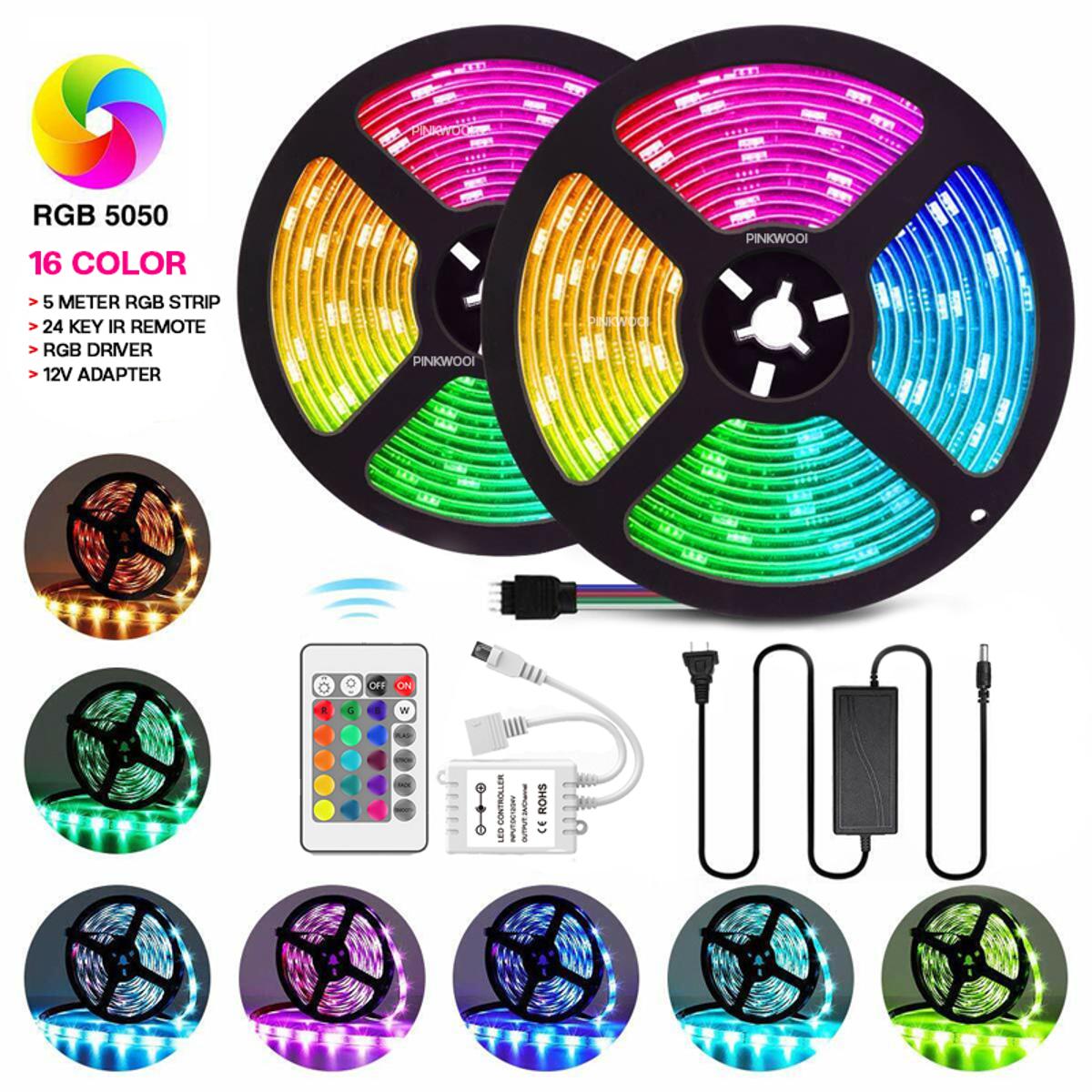 Waterproof rgb remote control color changing fita light led strip light ...