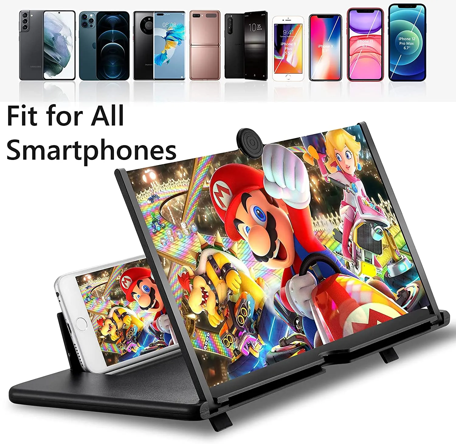 5D Mobile Phone Screen Amplifier Foldable Magnifier for Smartphone ...