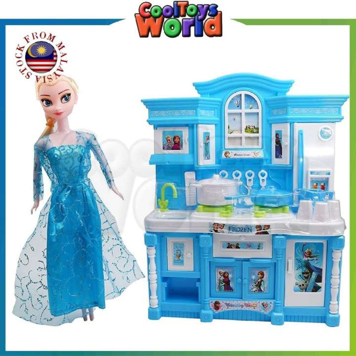 Frozen Household Kitchen With Light & Music For Girls With A Beautiful ...