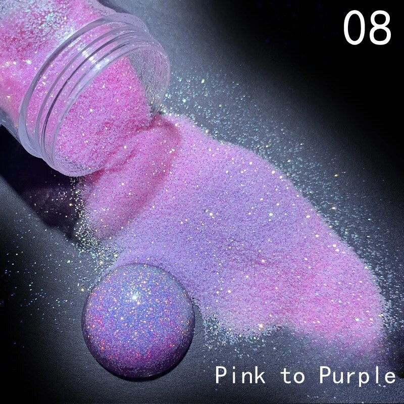 10g/box UV Sensitive Color Temperature Changing Powder DIY Handmade ...