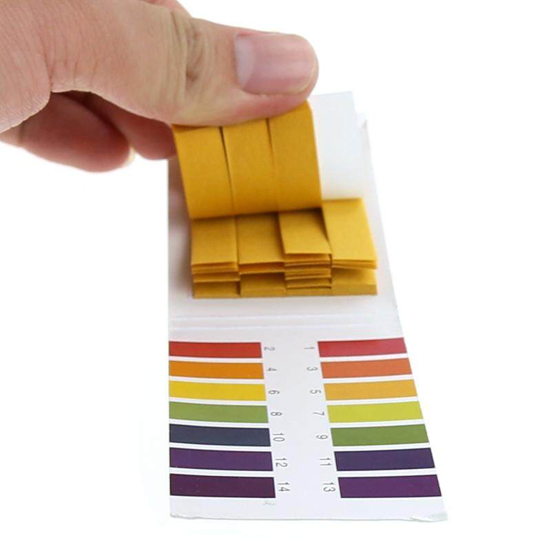 80Pcs PH Indicator Test Strips 1-14 Range Laboratory Paper Litmus ...