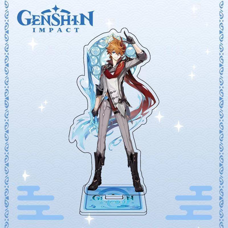 21 Styles Game Genshin Impact Desk Plate Models Focalors Furina Raiden ...