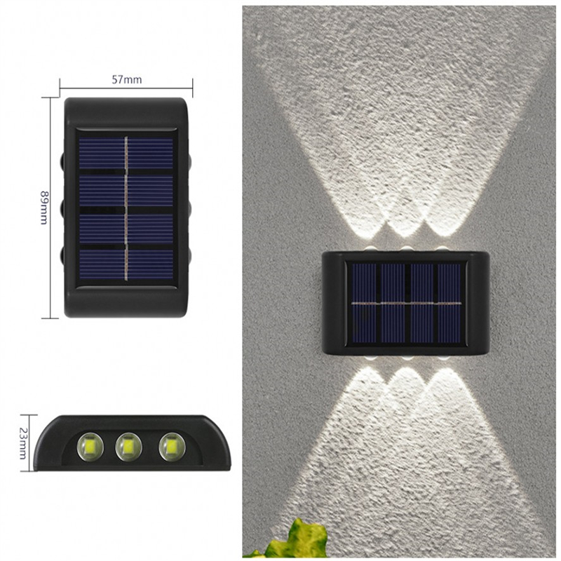 Solar 6 Led Light Outdoor Garden Solar Lights Waterproof Solar Power ...