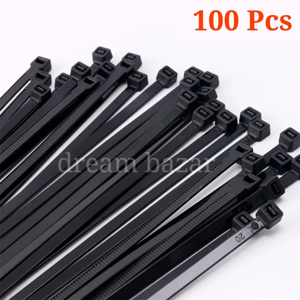 PLASTIC NYLON CABLE TIE LOCK 6" (100 Pcs) - Door Bottom Sealing Strip ...