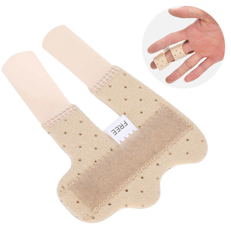 Finger Splint Brace Sprain Fracture Fixation Support for Index Middle ...