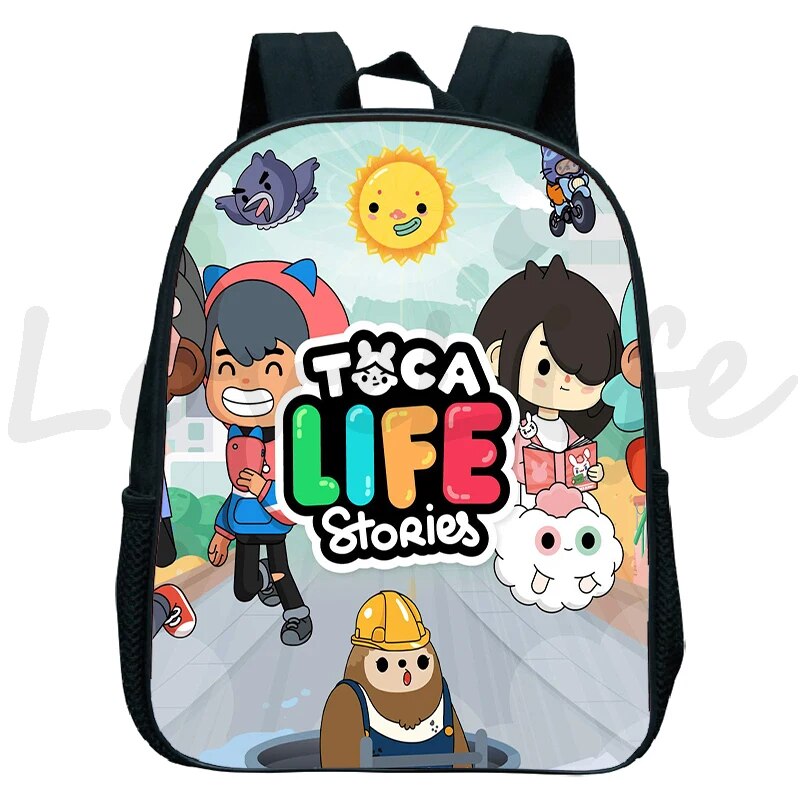 Toca Life World Backpack Cartoon Toca Boca School Bags Kids ...