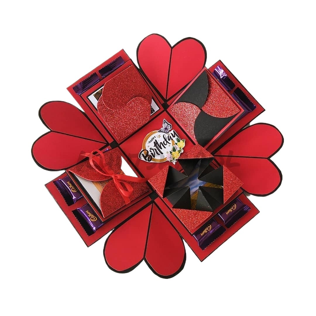 2 Layered Special Explosion Box for Birthday Anniversary Valentine ...