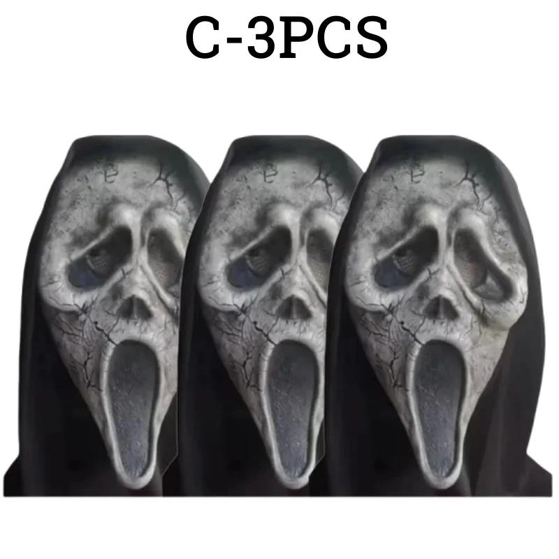 Ghost Face Scream Movie Horror Mask Halloween Killer Scary Headgear ...