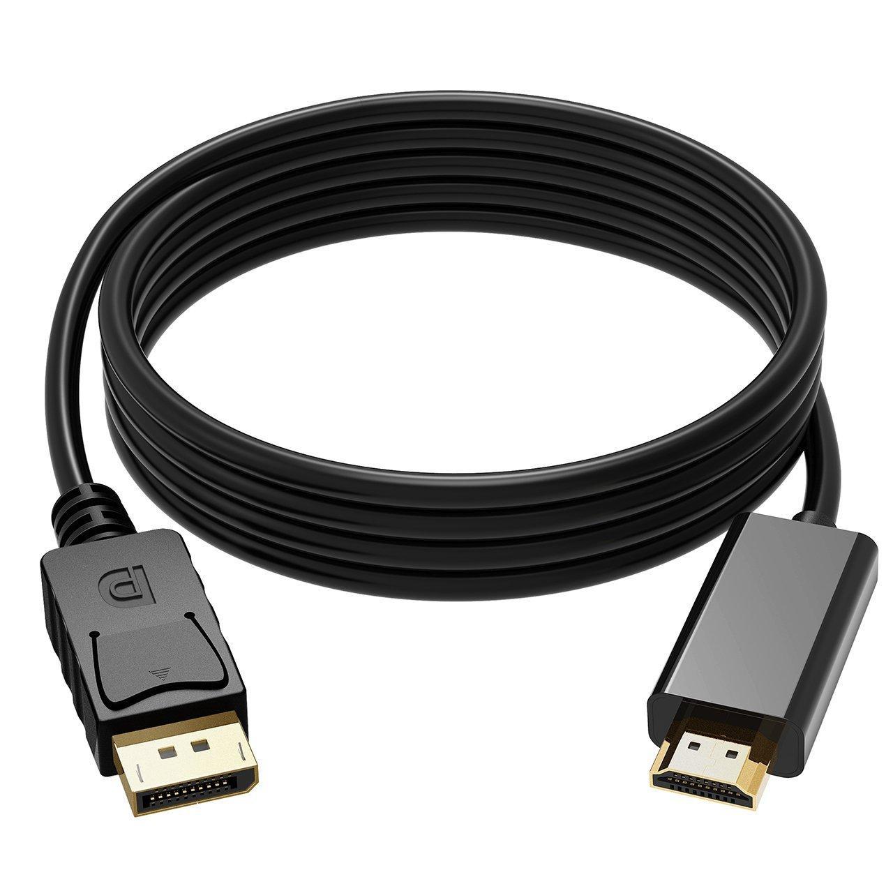 Display port to hdmi cable 1.5m-Dp Male to Hdmi Male cable 1.5m -black ...